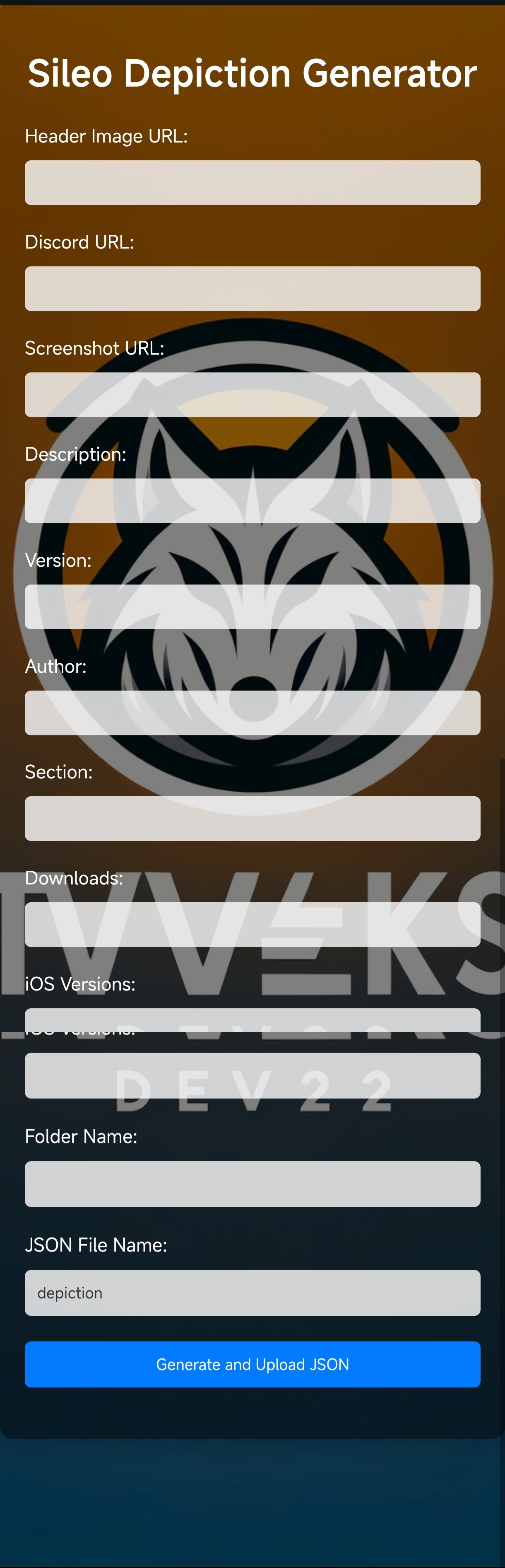 GitHub - TweaksDev22/Sileo-Depiction-Generator: This web page allows you to generate Sileo ...